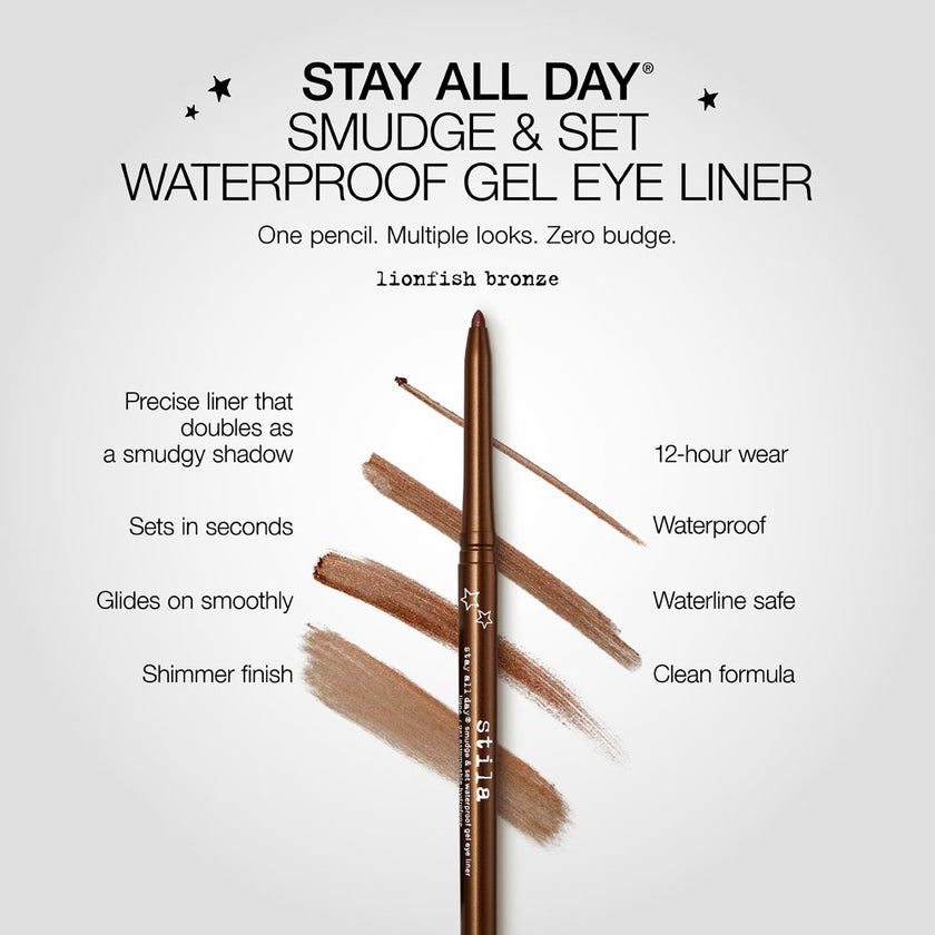Stay All Day® Smudge & Set Waterproof Gel Eye Liner - Lionfish Bronze ...